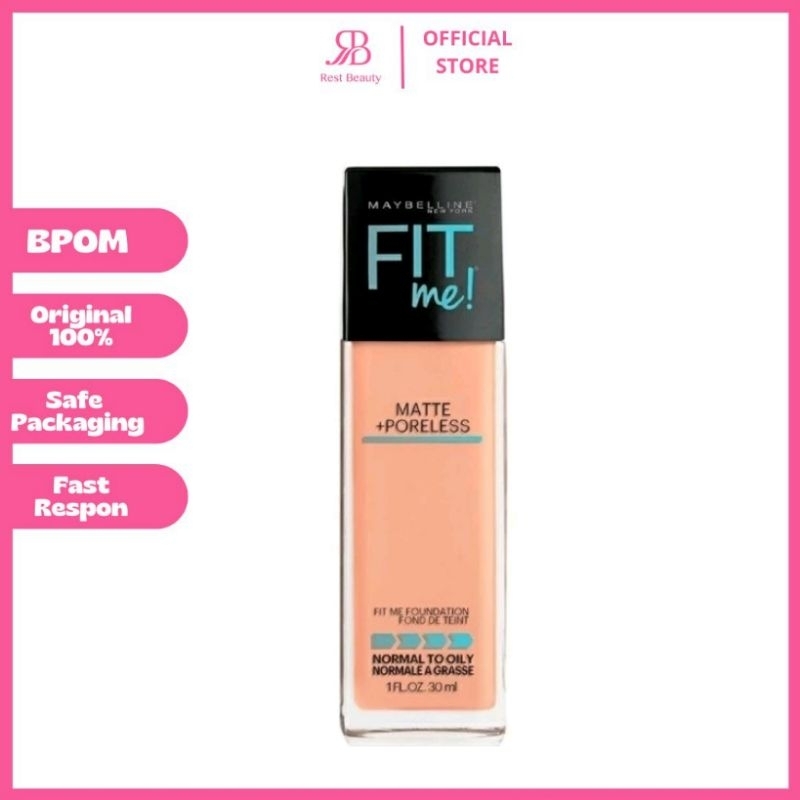 Jual MAYBELLINE - Maybelline Fit Me Matte + Poreless Liquid Foundation ...