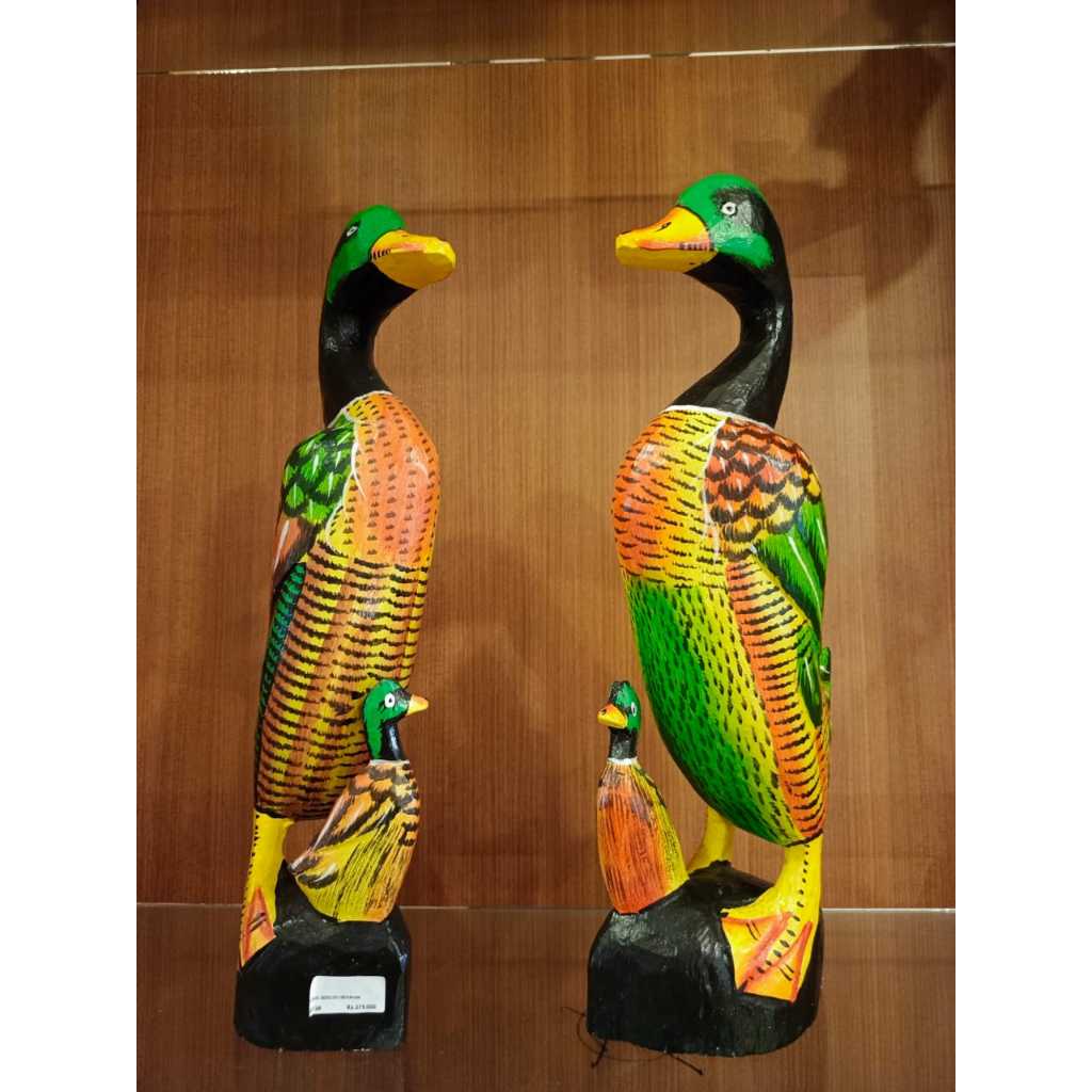 Jual Patung bebek pajangan kayu kerajinan tangan aesthetic | Shopee ...