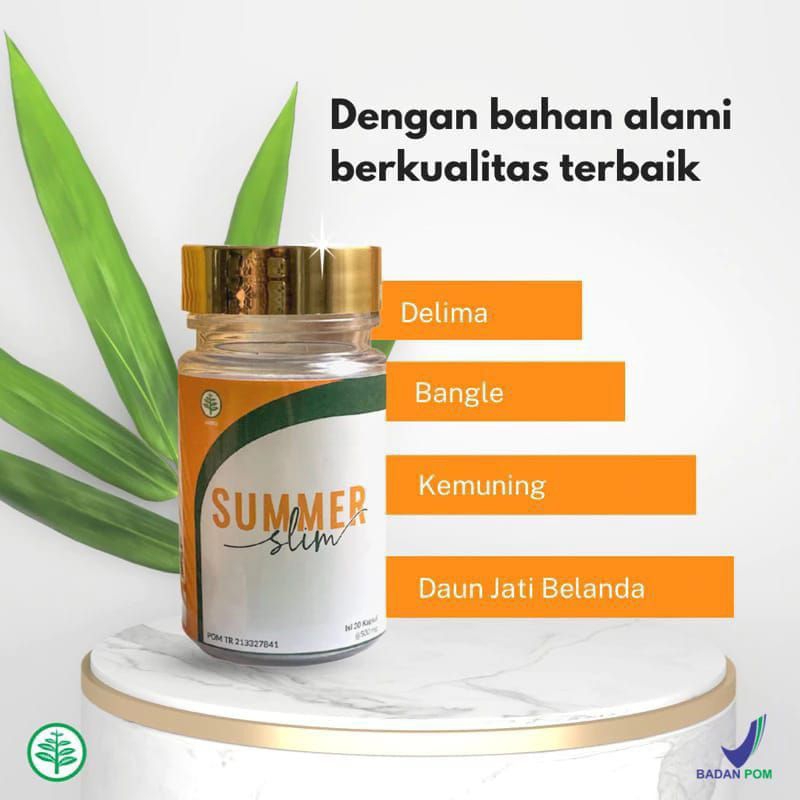 Jual TERLARIS!! Summer Slim Strong Pelangsing Badan Original Isi 30 Capsules | Shopee Indonesia