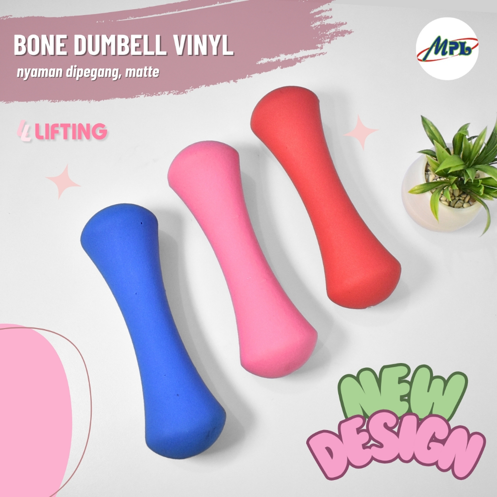 Jual DUMBELL BONE LIFTING 1 2 3 KG / barbel neoprene dumbel dumbell ...