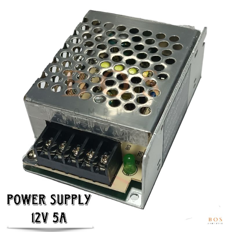 Jual POWER SUPPLY 12V 5A / POWER SUPPLY ADAPTER SWITCHING 12V 5A FOR ...