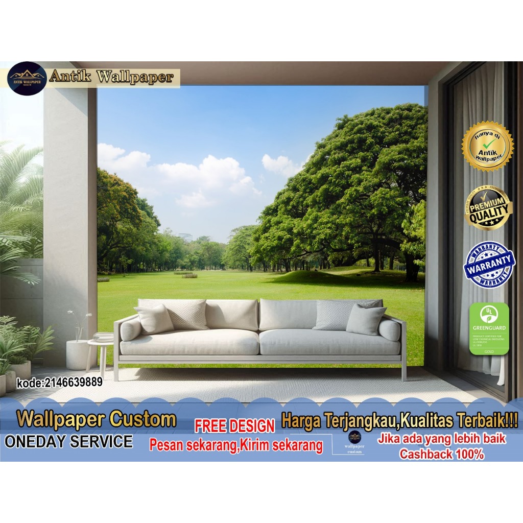 Jual Wallpaper Custom & Wallstiker Custom 3D Tema Pemandangan Alam ...