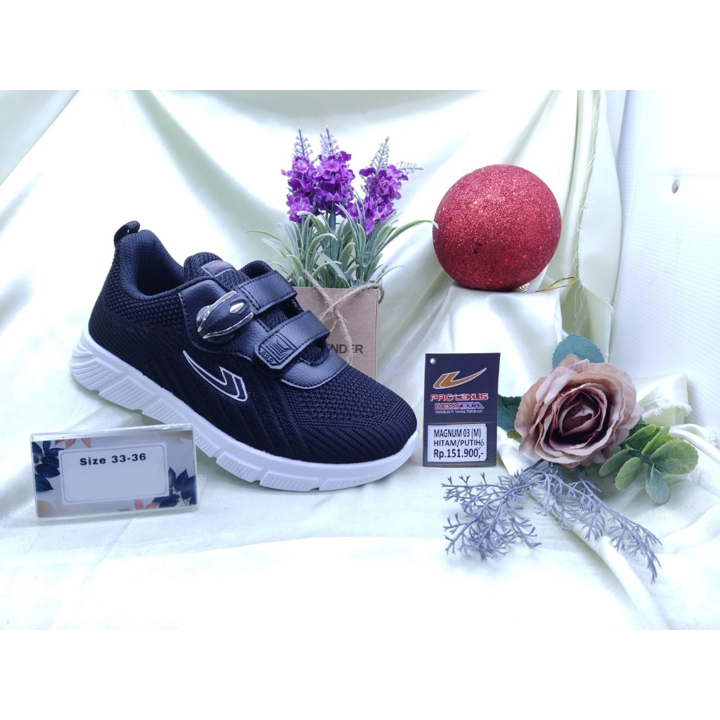 Jual sepatu new era original prolexus Magnum03 hitam putih black white ...