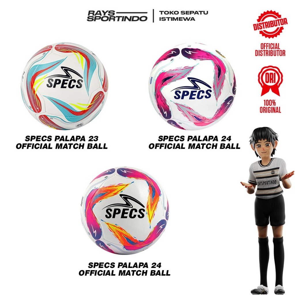 Jual BOLA SEPAK SPECS PALAPA 24 FB FIFA OFFICIAL MATCH BALL | Shopee ...