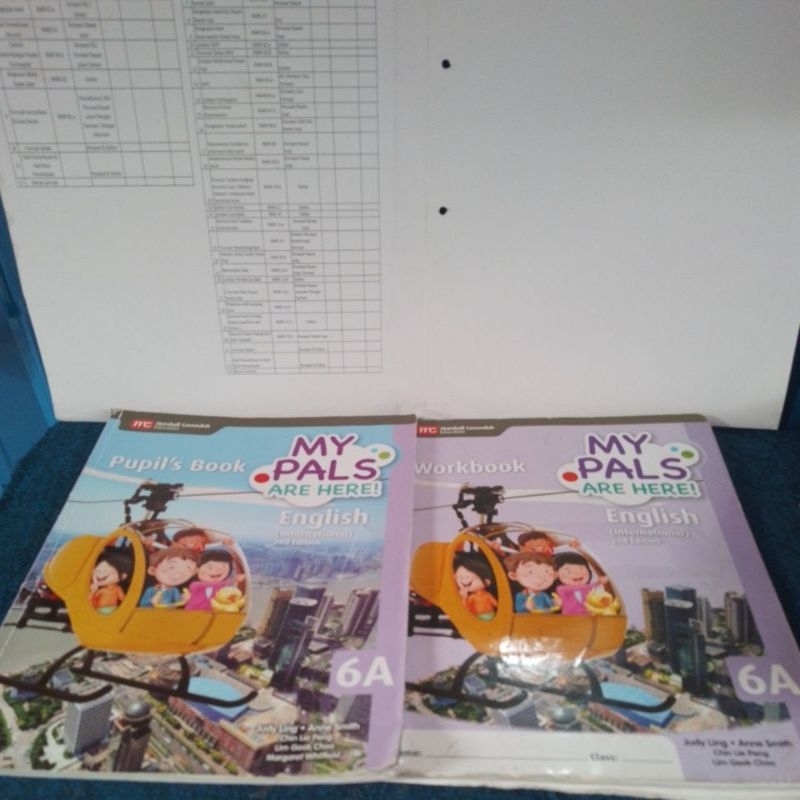 Jual BUKU MY PALS ARE HERE ENGLISH 6A PUPIL'S BOOK WORKBOOK | Shopee ...