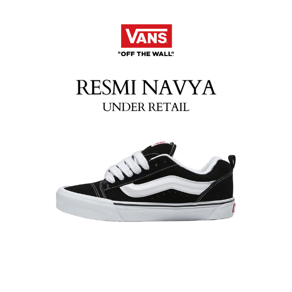 Jual Vans Knu Skool Black White Original Resmi Pt Navya | Shopee Indonesia