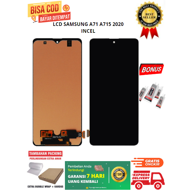 Jual LCD SAMSUNG A71 2020 A715 FULLSET TOUCHSCREEN INCEL NON FINGER | Shopee Indonesia