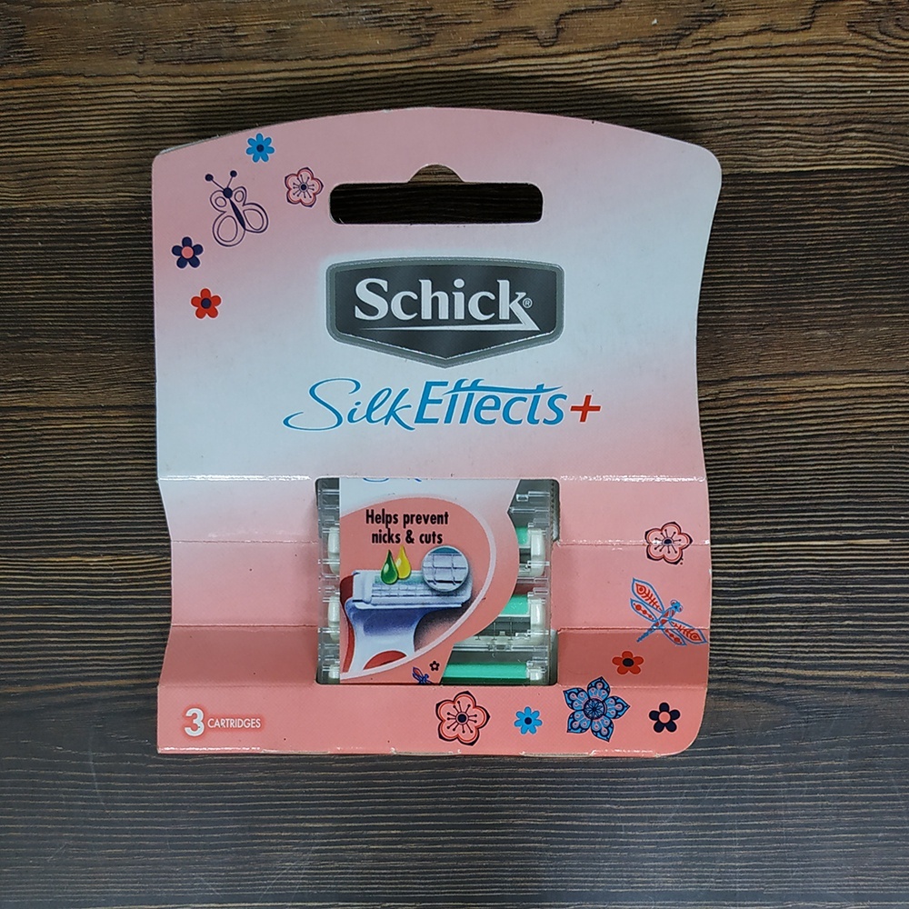 Jual Schick Refill Silk Effect 3pcs Pisau cukur isi ulang untuk wanita ...