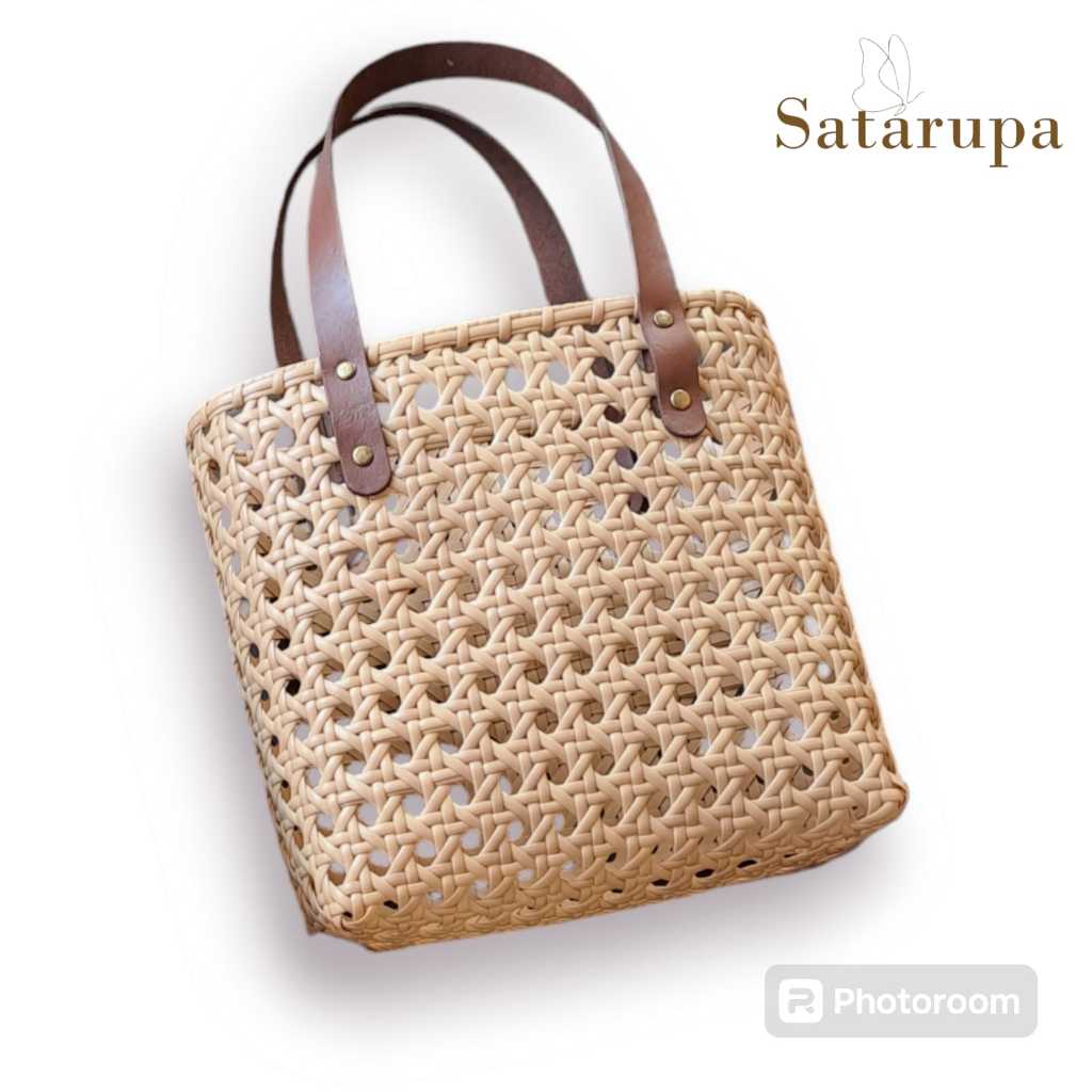 Jual Satarupa Tanny Ecobag - Tas anyaman Rotan Sintetis | Shopee Indonesia