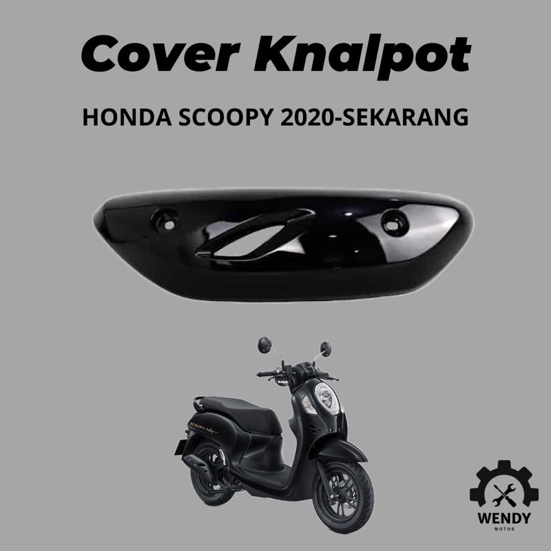 Jual COVER KNALPOT | TUTUP KNALPOT HONDA SCOOPY FI 2020 2021 2022 2023 ...
