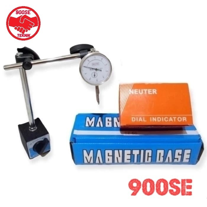 Jual Dial Indicator Neuter + Magnetic Dial Stand Base | Pick Test ...