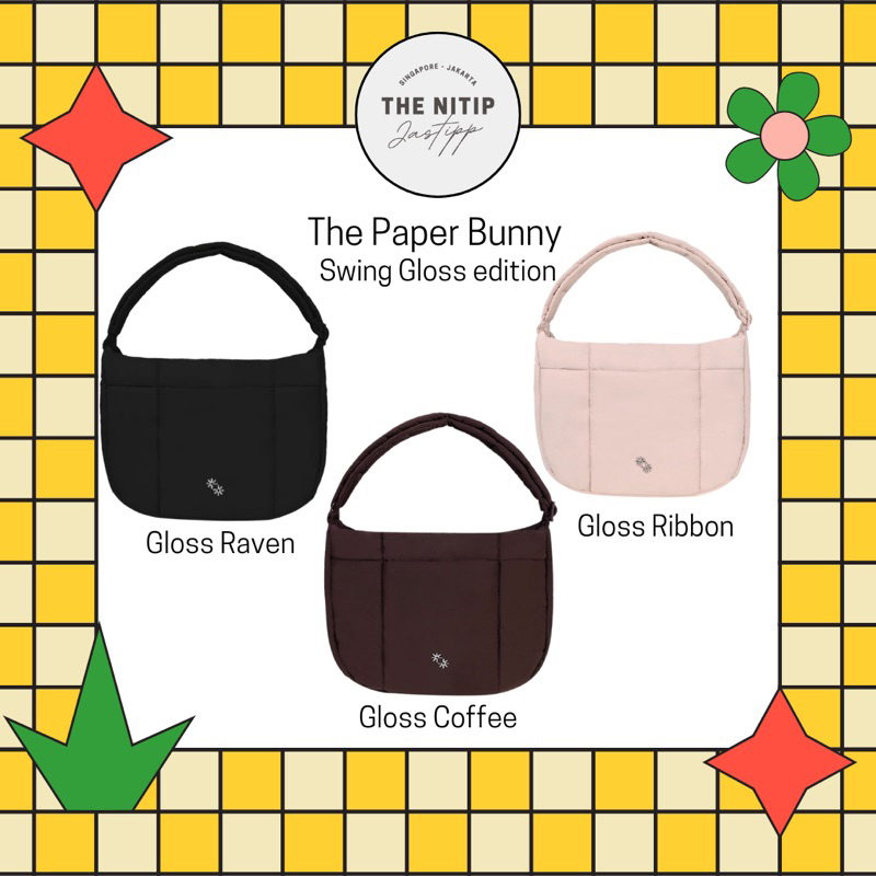 Jual The Paper Bunny - Puffer Swing Bag (Adjustable Swing) | Shopee ...