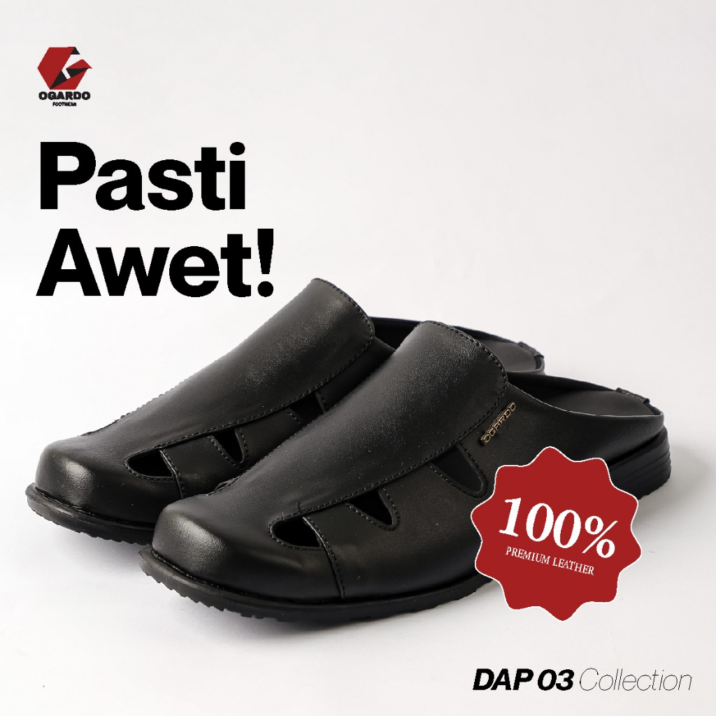 Jual Ogardo Sepatu DAP 03 Slip On Full Black | Shopee Indonesia