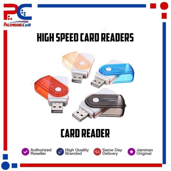 Jual CARD READER PUTAR 4SLOT - CARD READER MULTI ALL IN ONE 4 SLOT USB ...