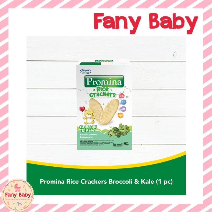 Jual PROMINA RICE CRACKERS BROCCOLI & KALE 20GR | Shopee Indonesia