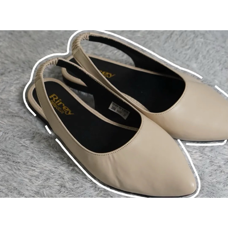 Jual Flat Shoes 05 Cream Coksu | Shopee Indonesia