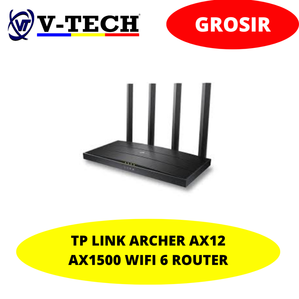 Jual TP LINK ARCHER AX12 AX1500 WIFI 6 ROUTER | Shopee Indonesia