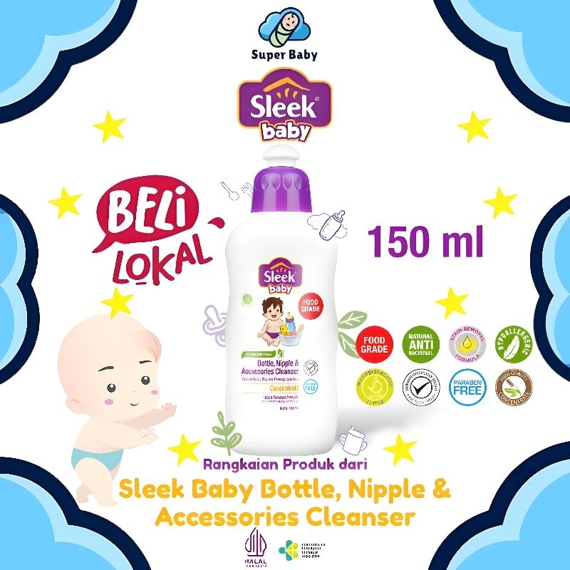 Jual SABUN CUCI DOT BOTOL SUSU BAYI SLEEK BOTTLE NIPPLE ACCESSORIES ...