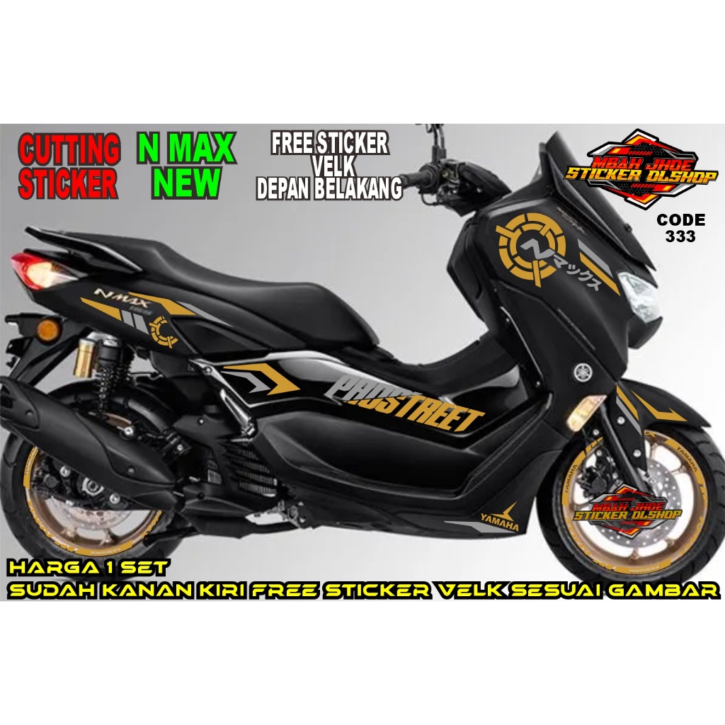 Jual STICKER CUTTING YAMAHA NMAX NEW 2020 AKSESORIS MOTOR NEW SCHOTLITE ...