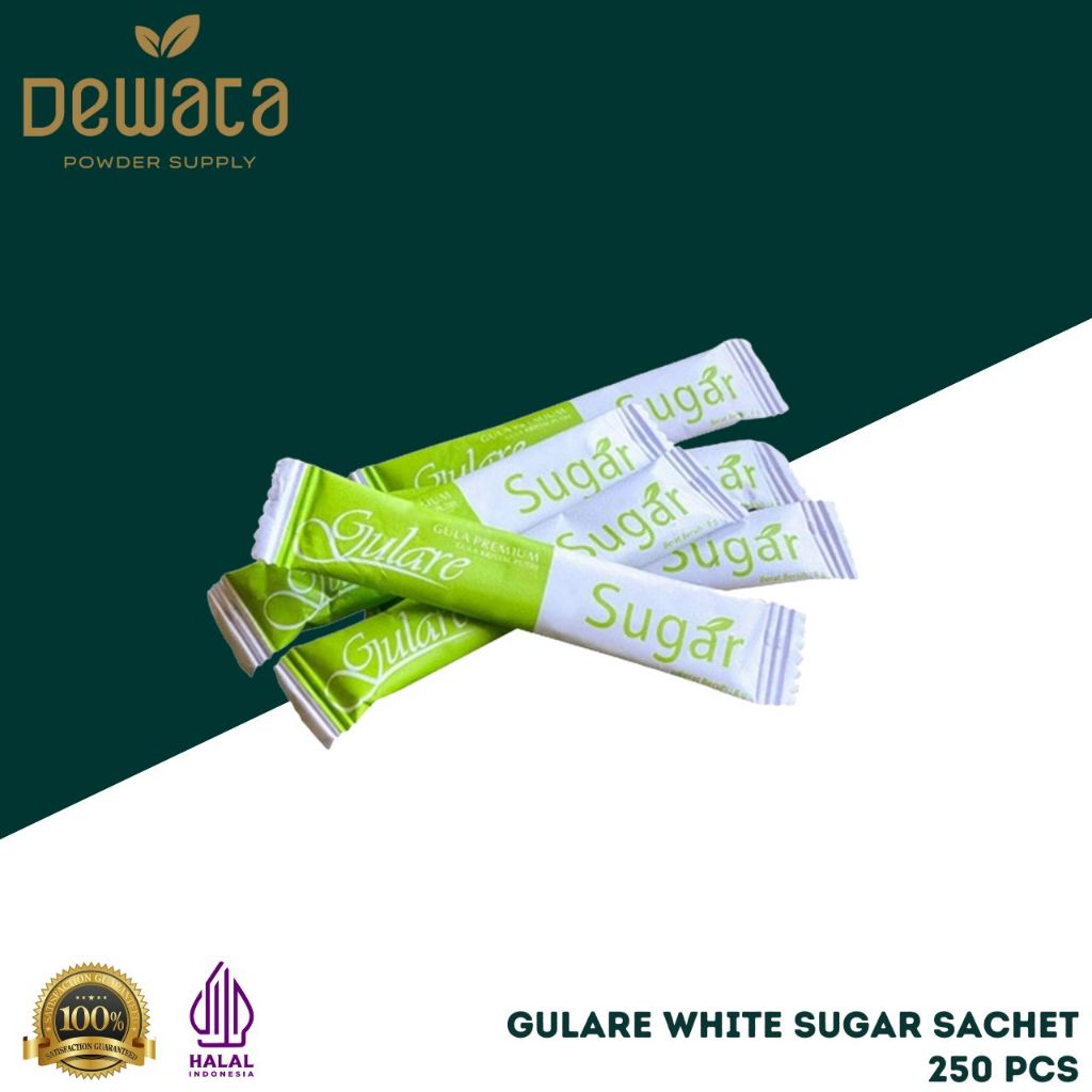 Jual Gulare White Sugar Sachet 8 gr isi 250 pcs | Shopee Indonesia