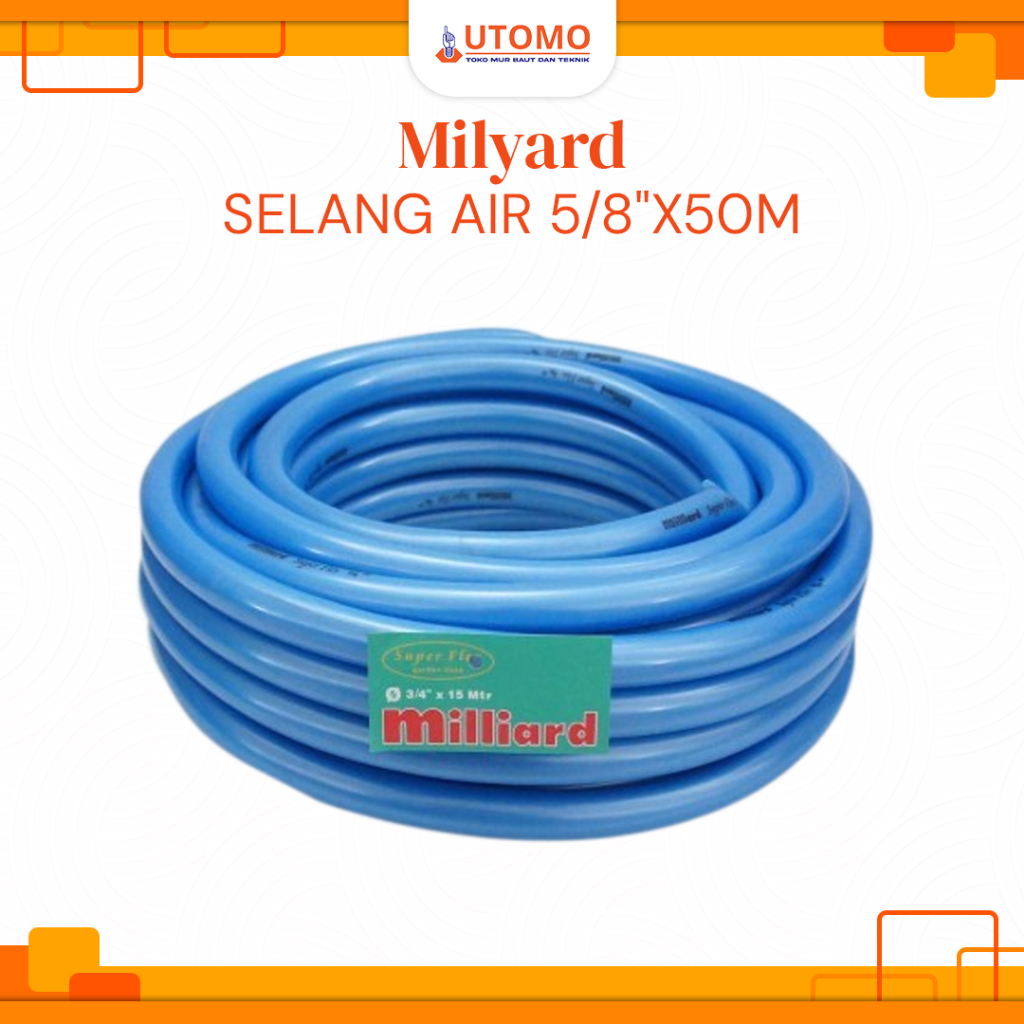 Jual Selang Air Milliard Superflex 5/8" Inch 5 Meter 5M (Water Hose) | Shopee Indonesia