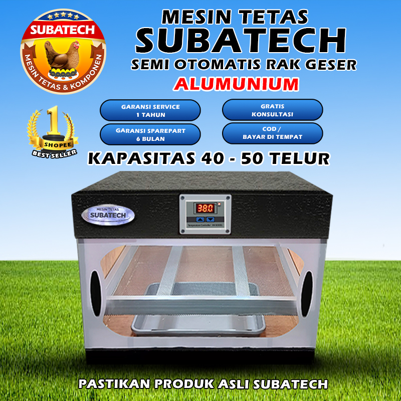 Jual SUBATECH SO 40 50 Mesin Tetas Telur Semi Otomatis Penetas | Shopee ...
