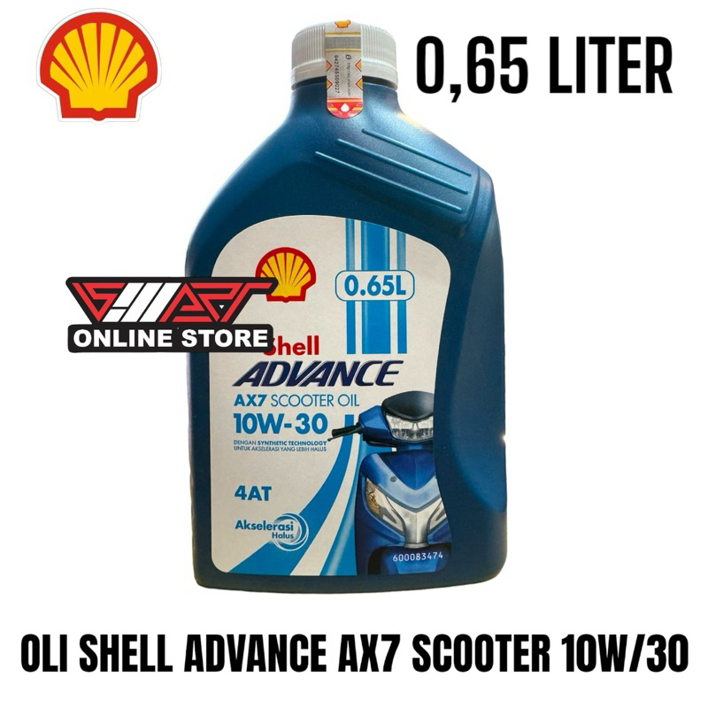 Jual OLI SHELL HELIX ADVANCE AX7 10W/30 0,65 LITER | Shopee Indonesia