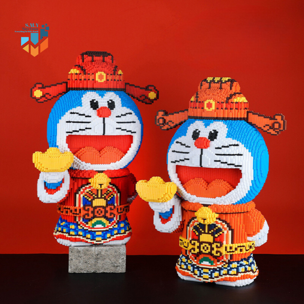 Jual SMY Toystown Fortune God Doraemon Jumbo Nano Block Bricks Mainan ...