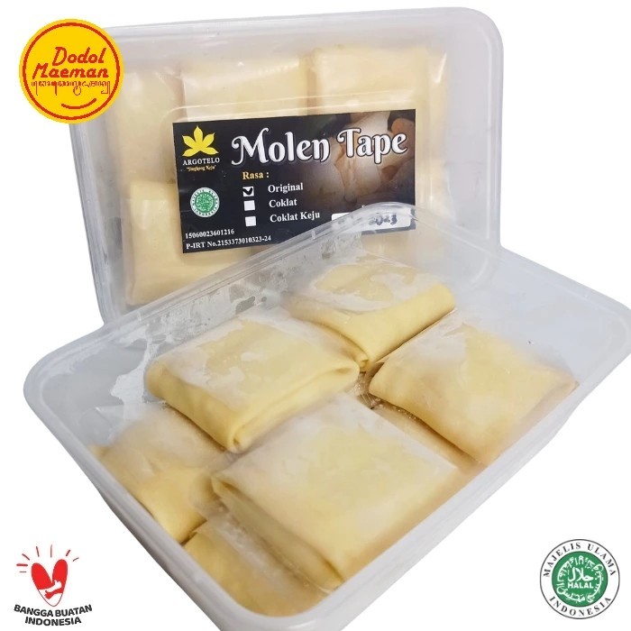 Jual Molen Tape Bolen Tape Argotelo Frozen Siap Goreng Oleh2 Khas ...