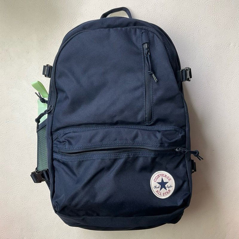 Jual Tas Ransel CONVERSE CHUCK PATCH Straight Edge BACKPACK - Navy ...
