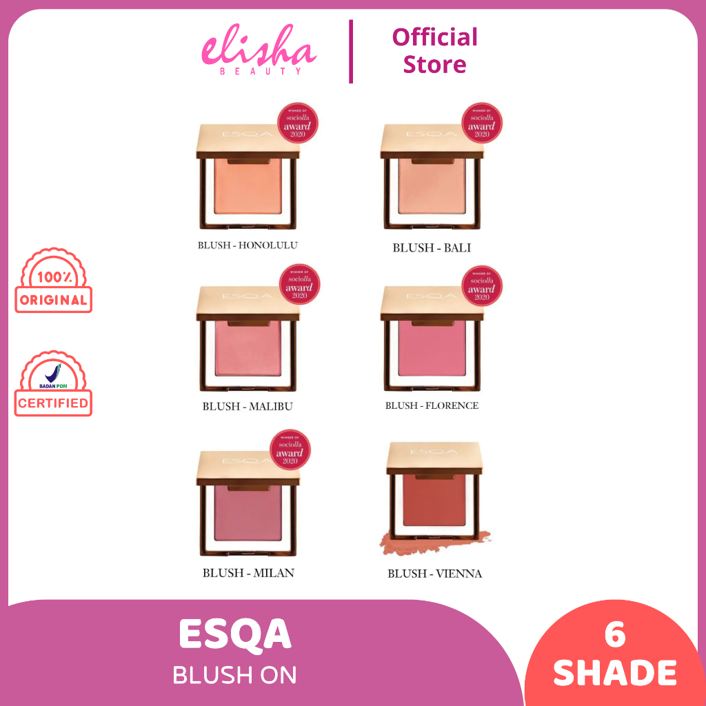 Jual ESQA Blush On | Shopee Indonesia