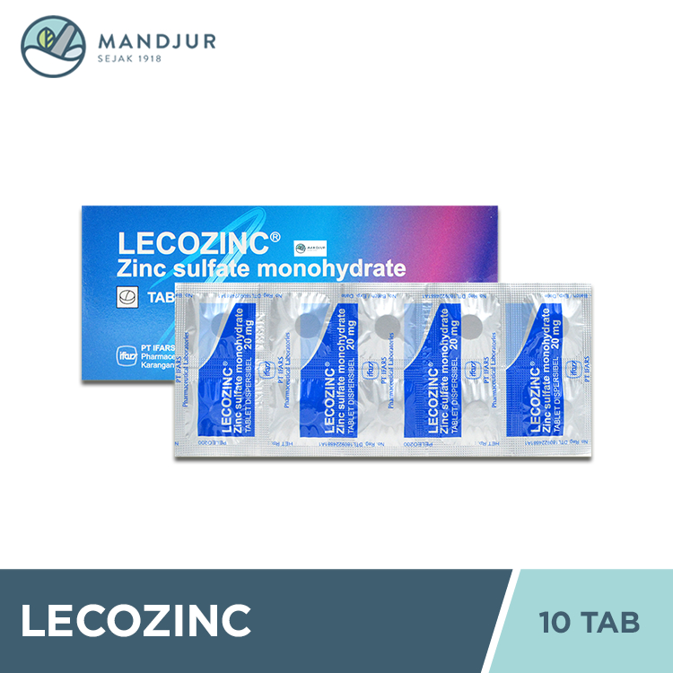 Jual Lecozinc 10 Tablet - Obat Pelengkap Diare Anak | Shopee Indonesia