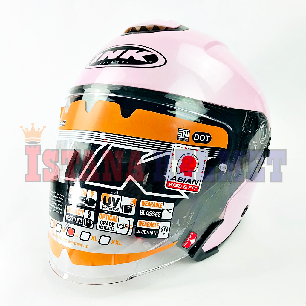 Jual HELM INK TERRA 2 SAKURA PINK | Shopee Indonesia