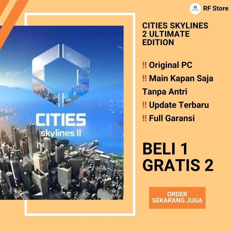 Jual Cities Skylines II 2 - Ultimate Edition Original Game PC | Shopee Indonesia
