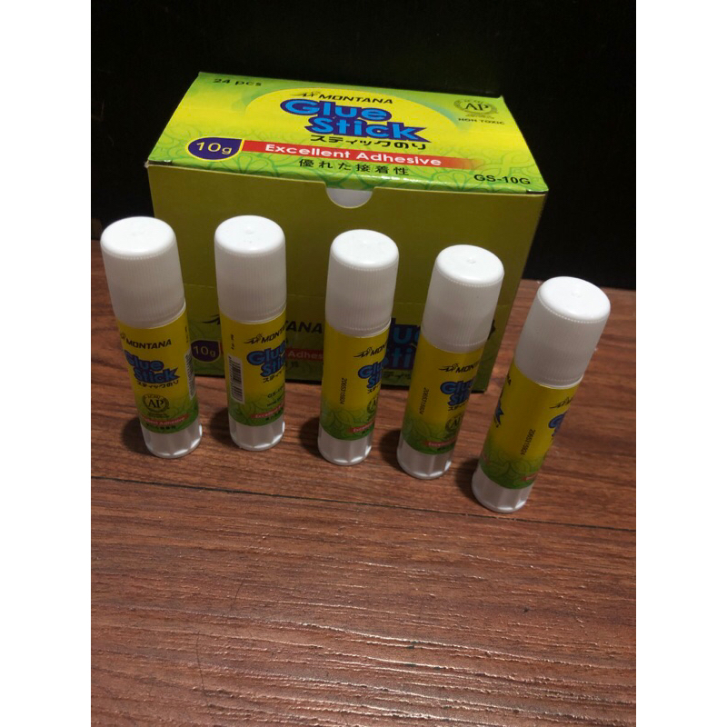 Jual 1Pack(24pcs) montana Lem stick 10gram(kecil) | Shopee Indonesia