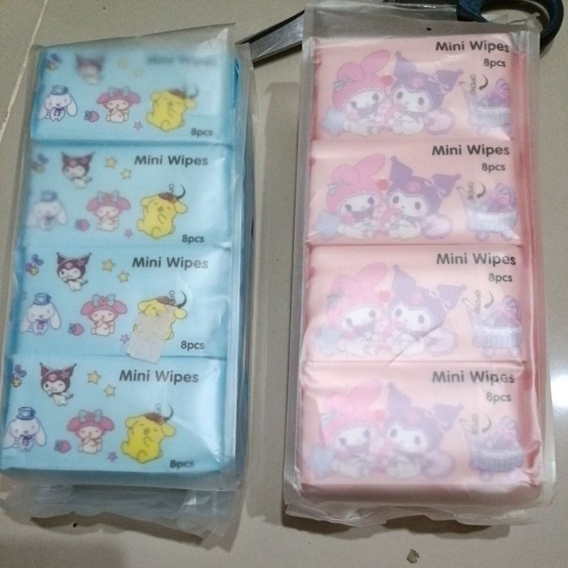 Jual Tisu basah mini wipes 8pcs | Shopee Indonesia
