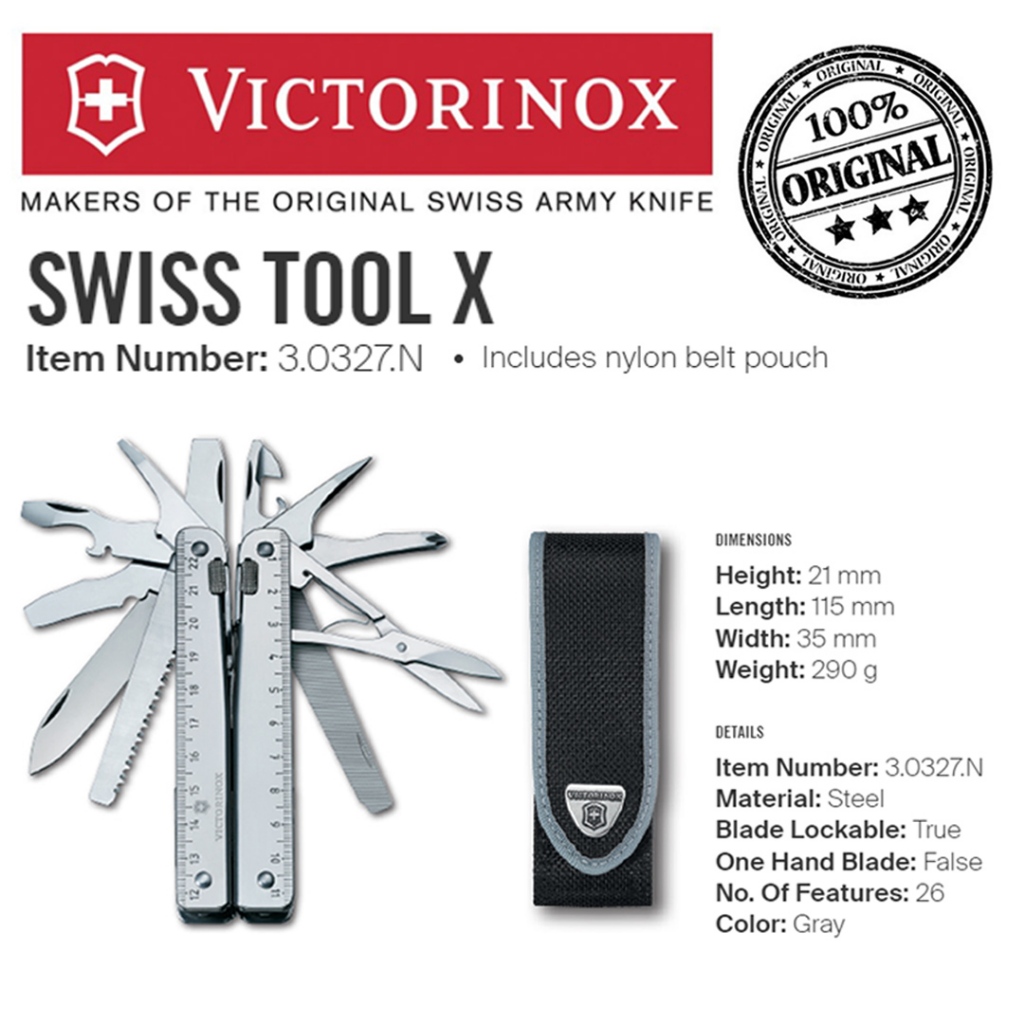 Jual Victorinox SWISS TOOL X - Swiss Tool MX Clip - Swiss Tool X Plus ...