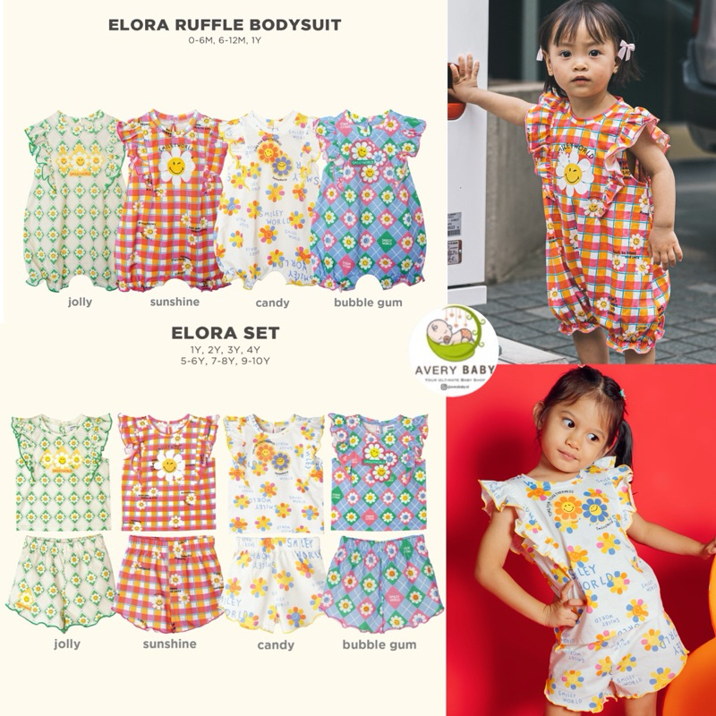Jual BOHOPANNA X SMILEY ELORA SET BOHOPANNA X SMILEY ELORA RUFFLE ...