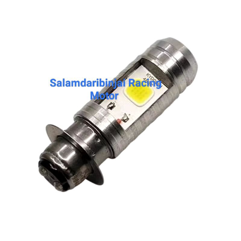Jual BOHLAM LAMPU DEPAN LED KAKI 1 H6 2 MATA CAHAYA PUTIH TERANG MOTOR ...