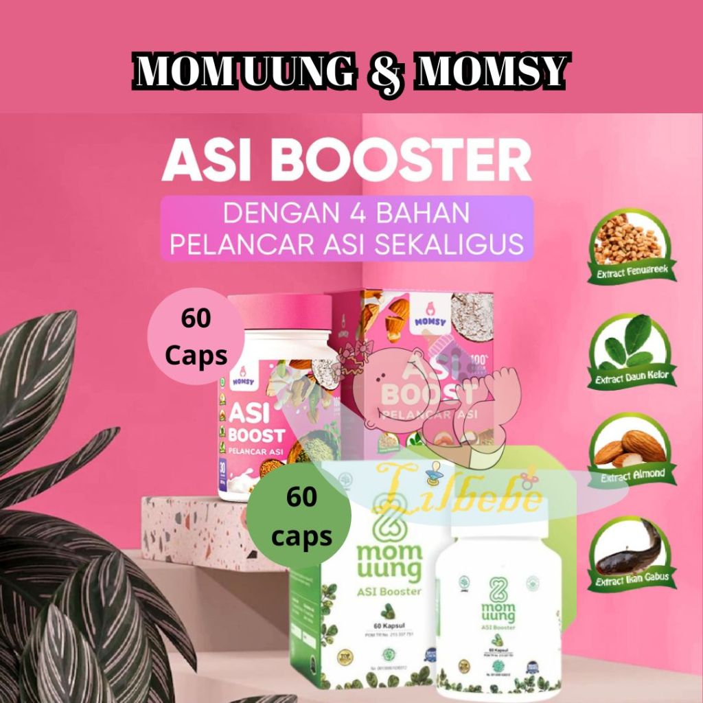 Jual Momsy / MOMUUNG Mom Uung Pelancar Asi / Asi Booster 60 / 30 Kapsul ...