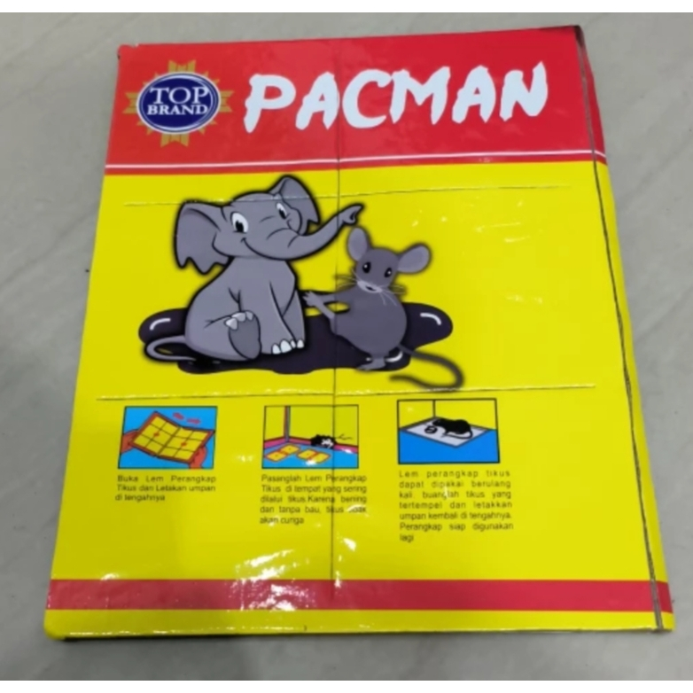 Jual Lem Tikus Pacman Papan Jebakan Tikus Perangkap Tikus Buku Papan ...