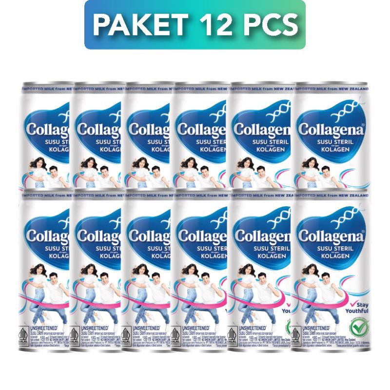 Jual Collagena Susu Steril dengan Kolagen 189 ml x 12 [1KTN] ED 2025 ...