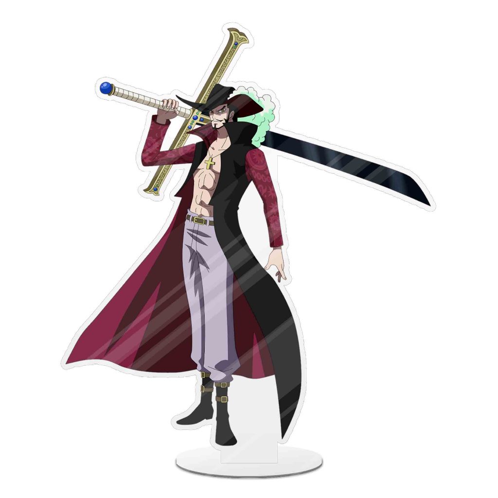 Jual Stand akrilik figure anime DRACULE MIHAWK standee 20cm - ONE PIECE ...