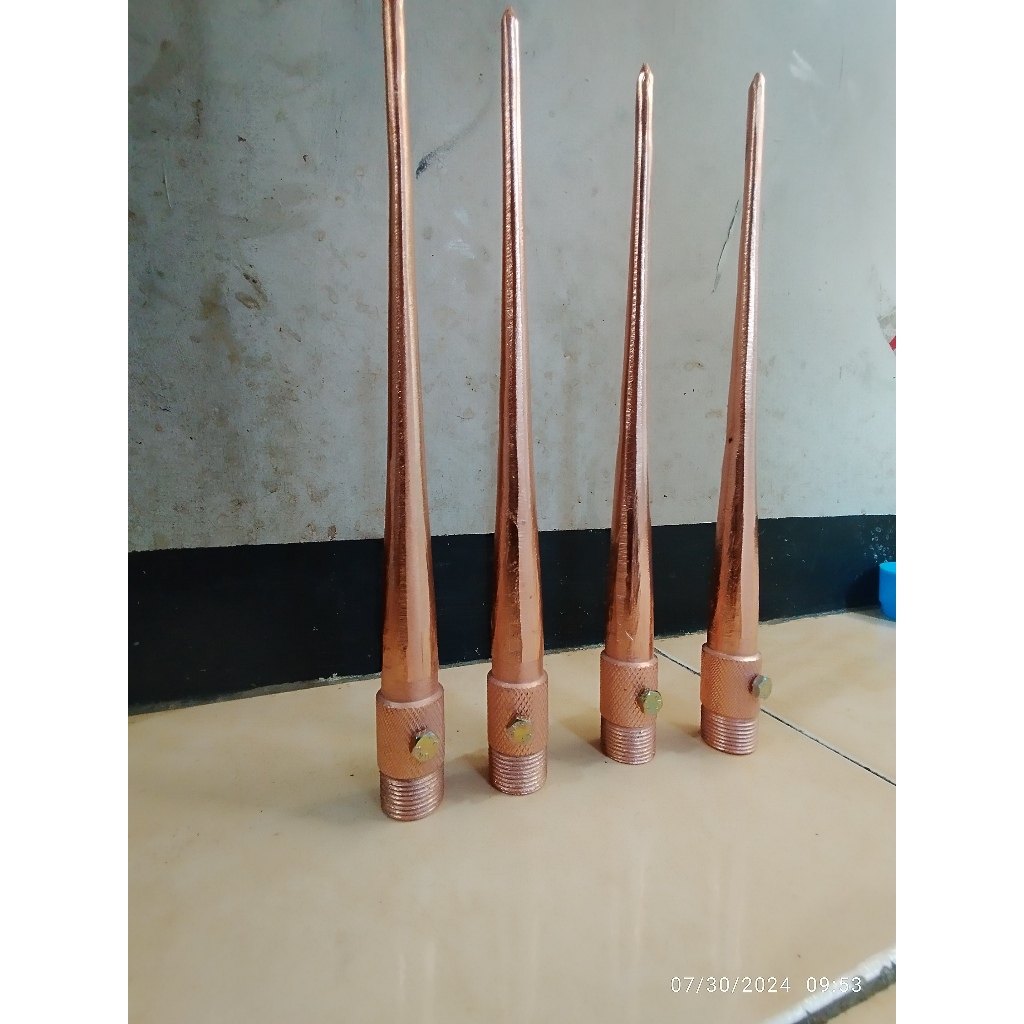Jual Splitzen Tombak Penangkal Petir 3/4 Inch x 30cm | Shopee Indonesia