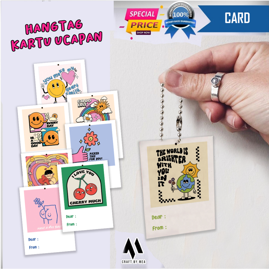 Jual HVA Kartu ucapan Gift Greeting Card Paperbag Hangtag Ultah ...