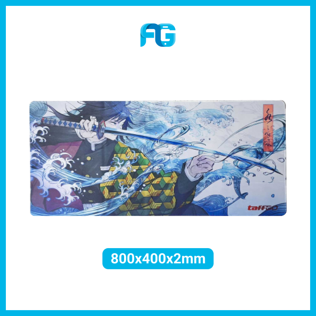 Jual TaffGO Gaming Mouse Pad XL Desk Mat Demon Slayer Theme 800x400x2mm ...