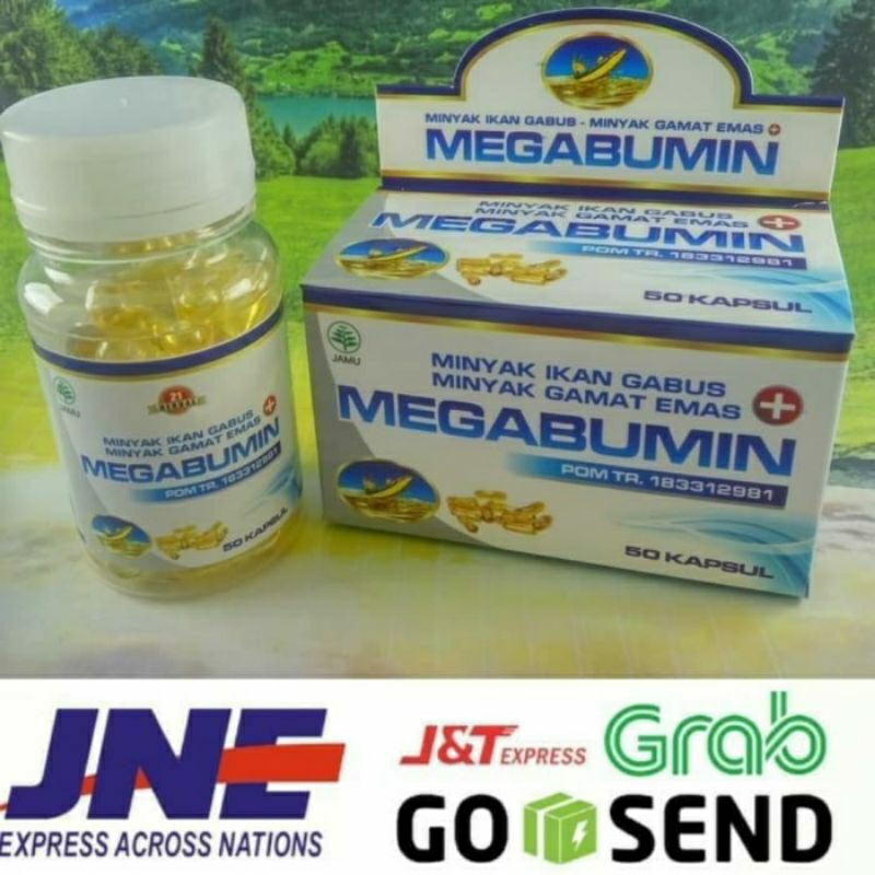 Jual Megabumin Minyak Ikan Kutuk PLUS Minyak Gamat Emas 50 Kapsul ...
