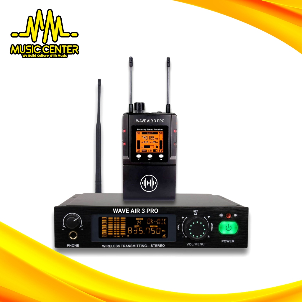 Jual Wave Audio Monitor WAVE AIR 3 PRO Wireless In Ear Monitor System ...