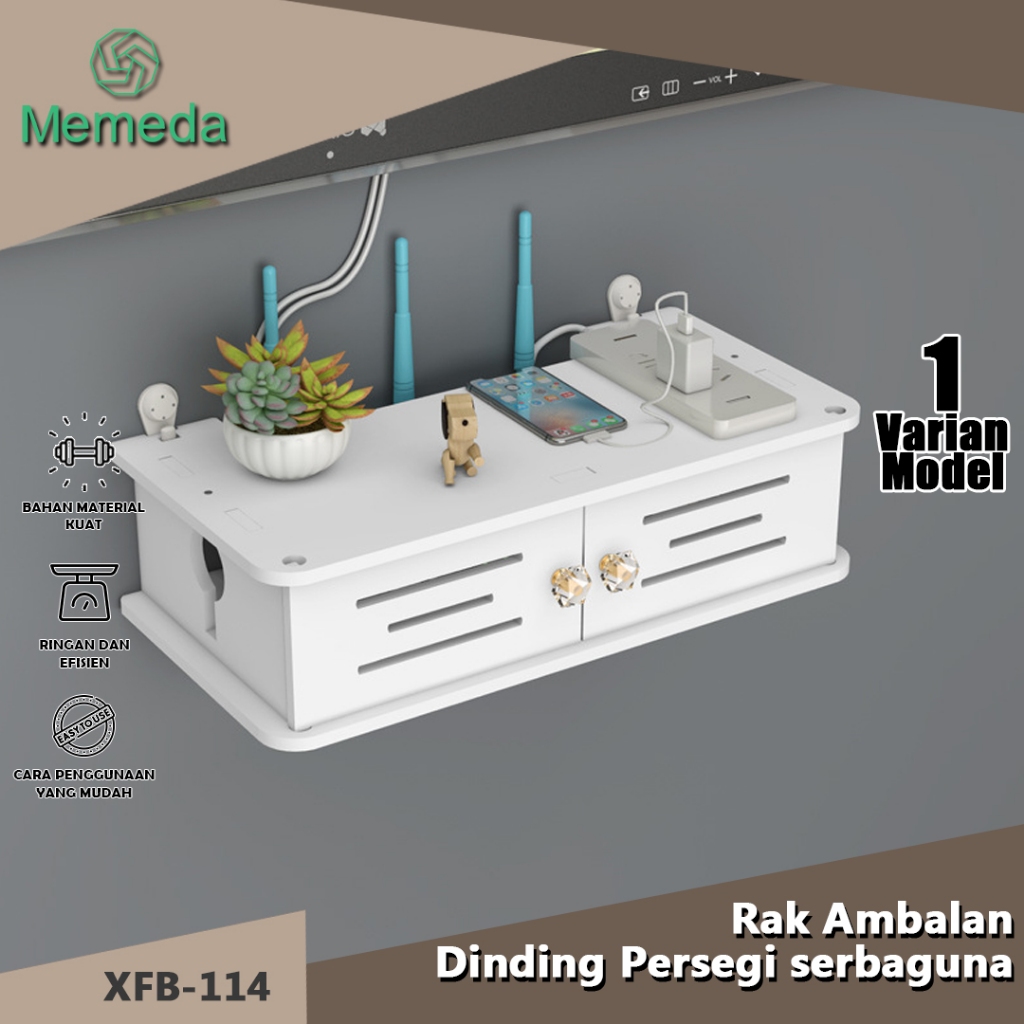 Jual Kotak penyimpanan router di dinding rak penyimpanan set-top box TV ...