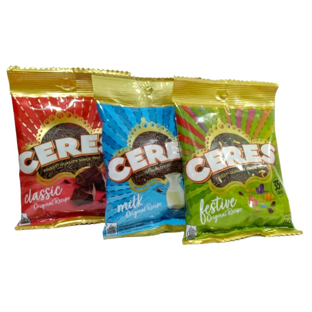 Jual Coklat Cokelat Chocolate Meses Warna Warni Ceres Festive Classic ...